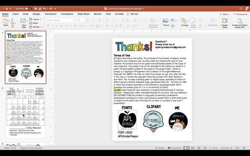 Color in your day - Behavior Calendar by Upper Grade Prieto | TPT