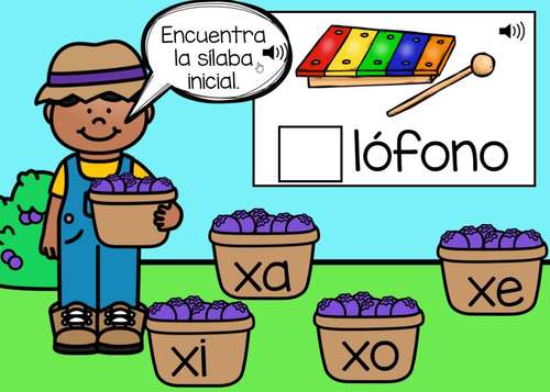 BOOM Cards Sílabas iniciales con la letra x- xa, xe, xi, xo | TPT