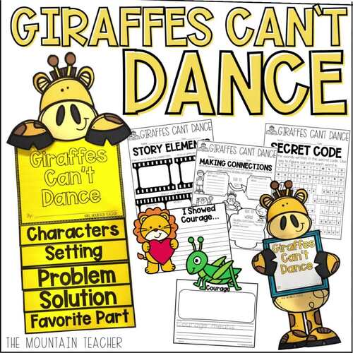 Giraffes Can't Dance Read Aloud Activities with Giraffe Crafts for Zoo ...