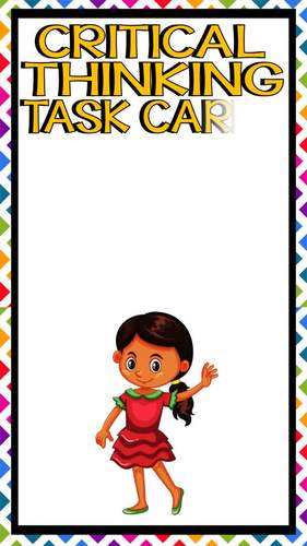 CRITICAL THINKING TASK CARDS BUNDLE Vocabulary Fractions GATE by ...