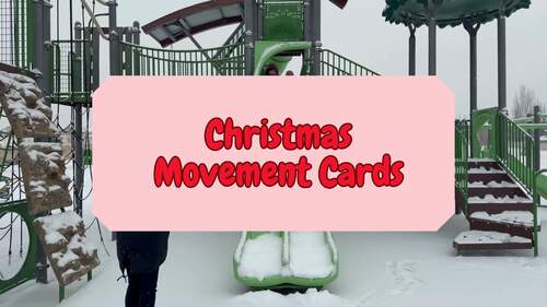 Christmas Bundle | Movement Cards + Colouring Booklet Preschool-Grade 2