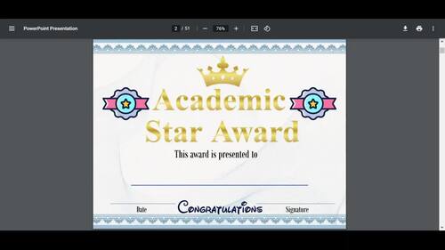 End of Year Awards, Academic and Fun Awards, Student Awards,Editable