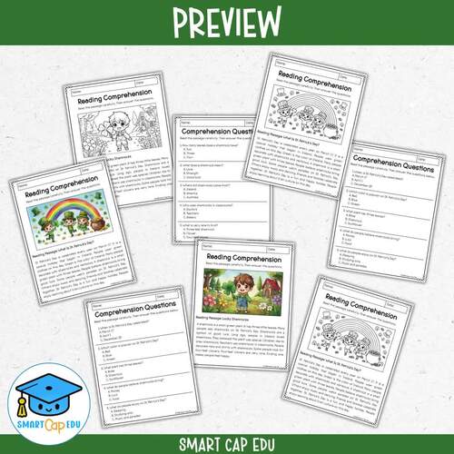 St. Patrick’s Day Reading Comprehension Passages | Grades K–2 by Smart ...