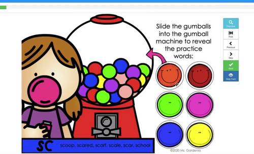 Bubble Gum Speech: Articulation Boom Card Activity for Speech Therapy