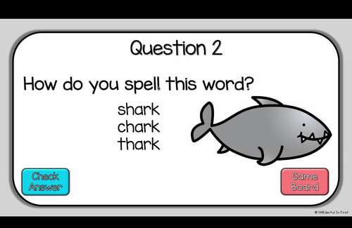 Digraph Review PowerPoint Game (Beginning Digraph Practice) | TPT