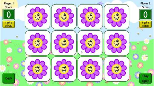 Spring Common Fractions Activity - Matching Games - 1/2s-1/12s | TPT