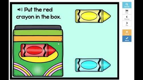 Identifying Colors and Color Words Digital Task Boom Cards by KayBee's ...