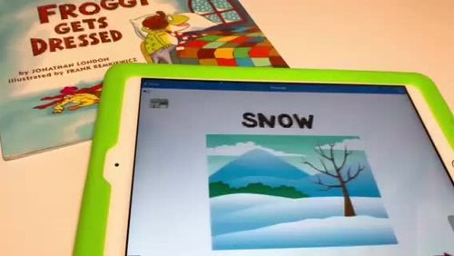 Winter Boom Cards: Book Companion "Froggy Gets Dressed" by Ausome Speech