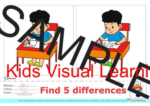 Visual Perception, Occupational Therapy, Autism, Spot 5 Differences ...