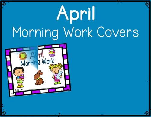 First Grade April ELA and Math Morning Work by The Teaching Scene by ...
