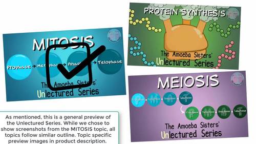 Amoeba Sisters Unlectured Series- OSMOSIS and WATER POTENTIAL | TPT