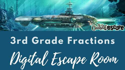 Equivalent Fractions & Comparing Fractions 3rd Grade Math Escape Room ...