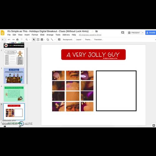 Holiday Activities - Holiday Escape Room - Holiday Breakout - Digital