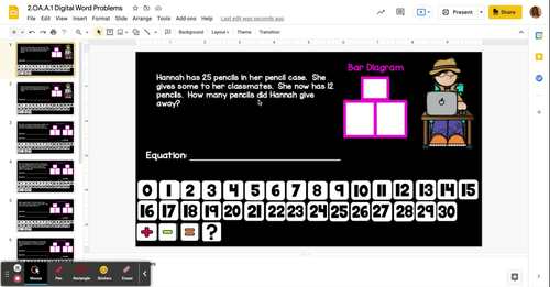 Grade 2 One and Two Step Word Problems Printables/Digital for Google ...