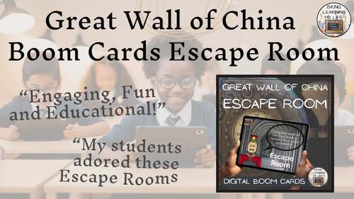 Great Wall of China BOOM Cards Escape Room | Digital History Reading ...