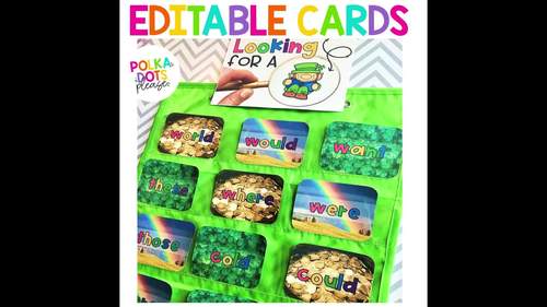 Sight Word Game | St Patrick's Day by Polka Dots Please | TpT