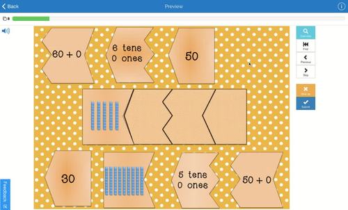 1st Grade Understand Tens and Ones Puzzle | BOOM Cards | 1.NBT.B2a & 1 ...