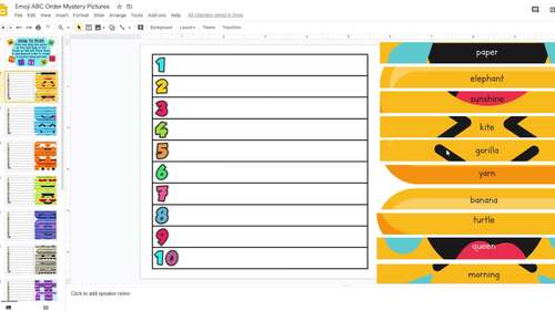 Digital Grammar - ABC Order Second Letter Mystery Pictures - Google ...
