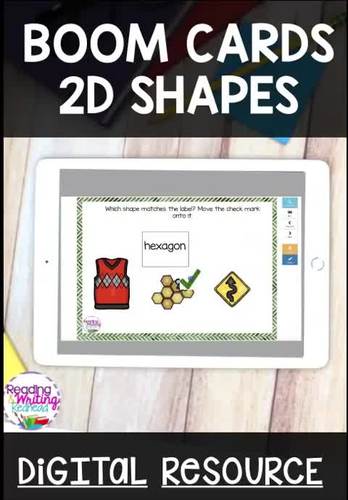BOOM Cards™ 2D Shapes Geometry | Paperless and Self Checking | TpT
