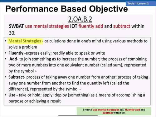 2nd grade enVision 2024 Math Topic 1 Lesson 2 by Busy Bees in 2nd