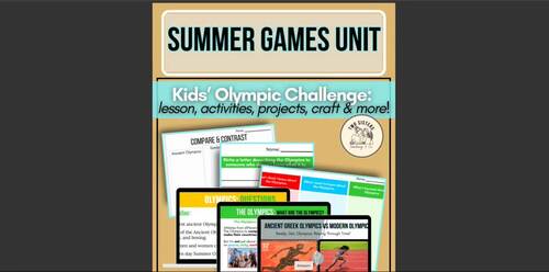 2nd Grade Summer School Curriculum/ EOY Activities, Summer Olympics ...
