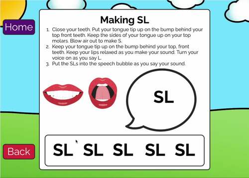 L Cluster Reduction Minimal Pair SL S sentence Boom Card tongue twister ...