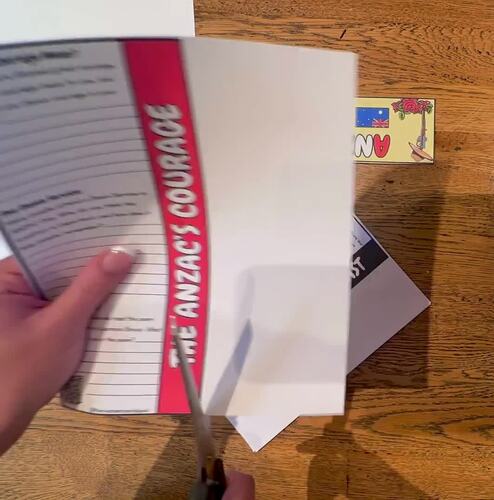 ANZAC Day Reflective Flipbook by theteachersnotebook | TPT