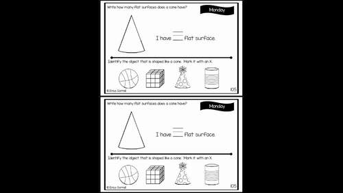 Go Math Chapter 10 Kindergarten Homework By Erica Gorrell TpT