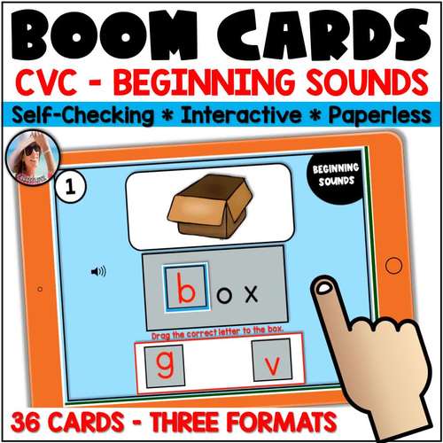Beginning Sounds – Boom Cards by Carrie Lutz - Classroom Callouts