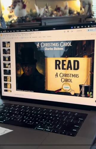 A Christmas Carol Charles Dickens ELA Digital Escape Room Novel Film ...