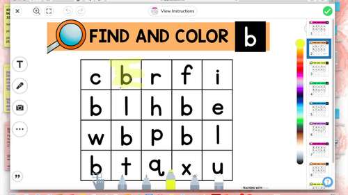 Digital Letter Identification Activities for SeeSaw | Distance Learning