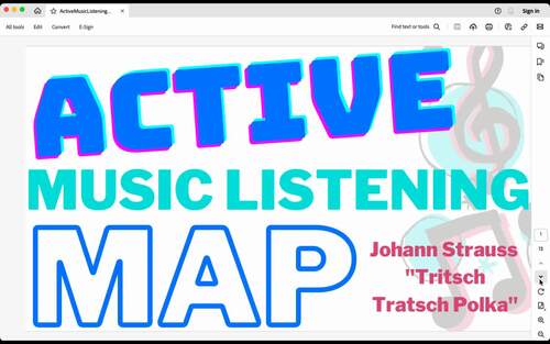 Active Music Listening Map: Strauss "Tritsch Tratsch Polka" | TPT