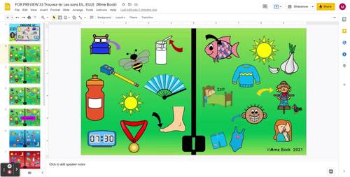 Trouvez-le! - Les sons EIL, EILLE - Google Slides™ by Mme Bock | TPT
