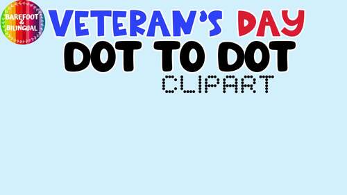Veterans Day Dot to Dot Clipart | Connect the Dots Clipart Images