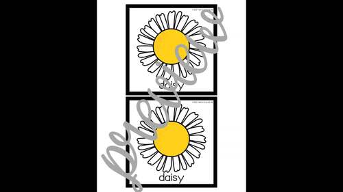 Spring Alphabet A-Z Memory Game Matching Game Preschool Pre-K ...