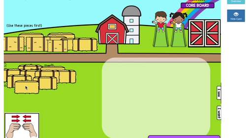 Core Vocabulary Boom Cards™: FALL Themed Speech Therapy by The Type B SLP