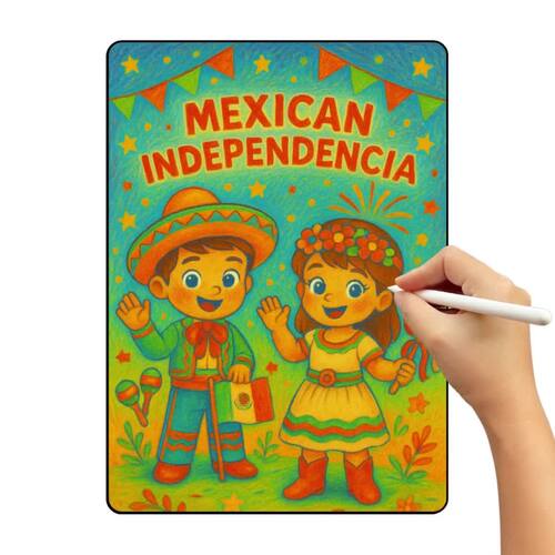 Mexican Independence Day Coloring Pages | Kids Fun Activities 21 Pages