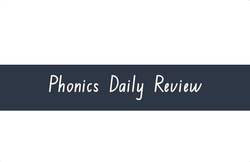 ES1 Phonics Daily Review by The Little Learning Fairy | TPT