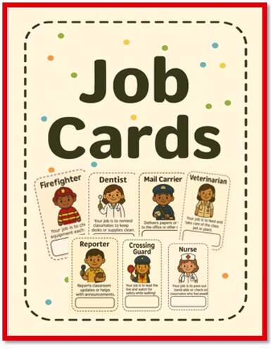 Job Cards and Classroom Assignments by Sheila Morton Innovative ...