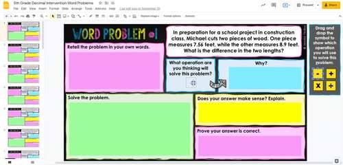Decimal Word Problems: All Operations {No Prep Intervention} | TPT