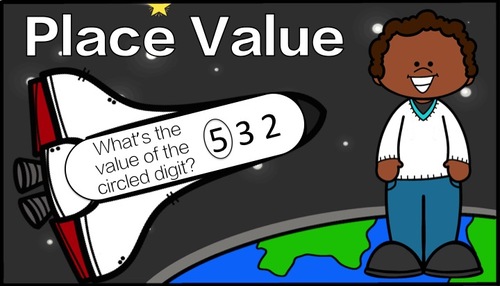 Place Value: Digit Value Up to Hundreds (Outer Space) by Move and ...