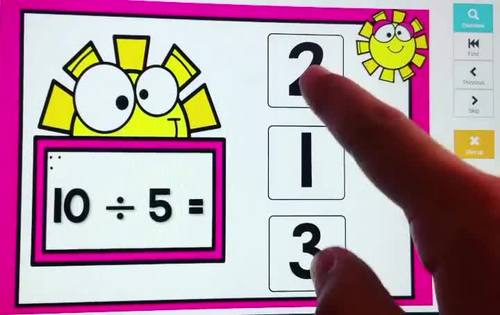 Summer Division- Dividing by 10- Boom Cards by Miss T in Elementary