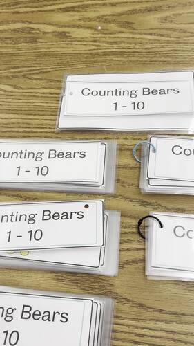 1: 1 Counting Activity Visual Supports Math Worksheets PreK ...