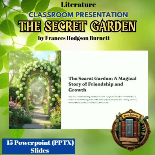 THE SECRET GARDEN by Frances Hodgson Burnett * Novel Study Presentation