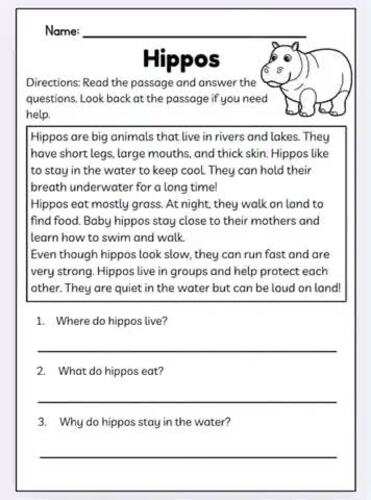 Animal Reading Comprehension Passages | Nonfiction Bundle for Grades 2–4