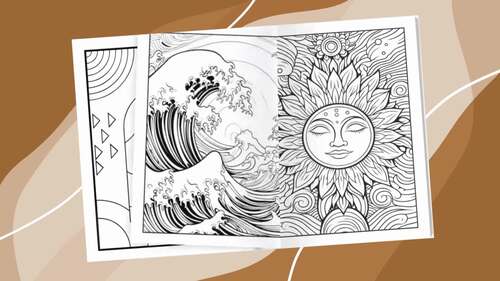 Cute 26 Printable Minimalist Modern Art Coloring Pages Gift For Adults ...