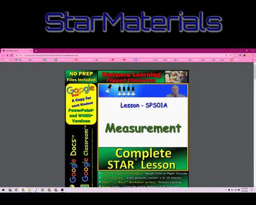 Complete STAR* Video Lesson on EARTH AND MOON for Distance Learning DINB