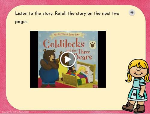 Emergency Sub Plans 2nd Grade Goldilocks and the Three Bears | TPT
