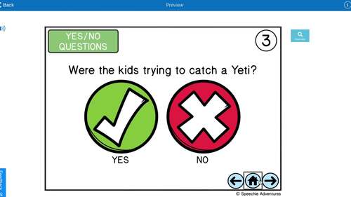 Boom Cards™ | How to Catch a Yeti Book Companion by Speechie Adventures