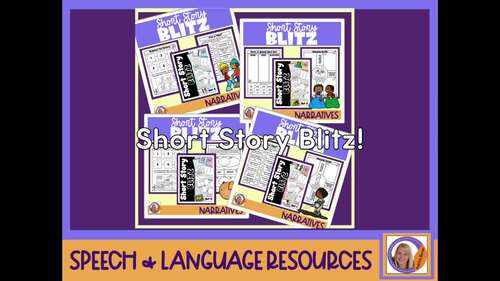 Short Story Blitz Set 5: Narratives Comprehension & Activities by ...